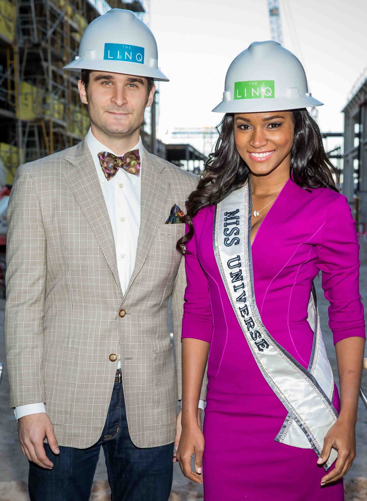 MISS UNIVERSE VISITS VEGAS HIGH ROLLER SITE