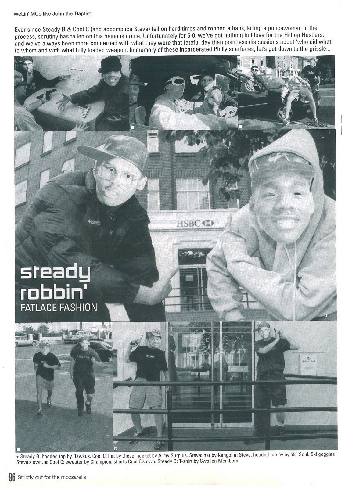 THE MARTORIALIST: Ready rock, kill a cop, Steady B