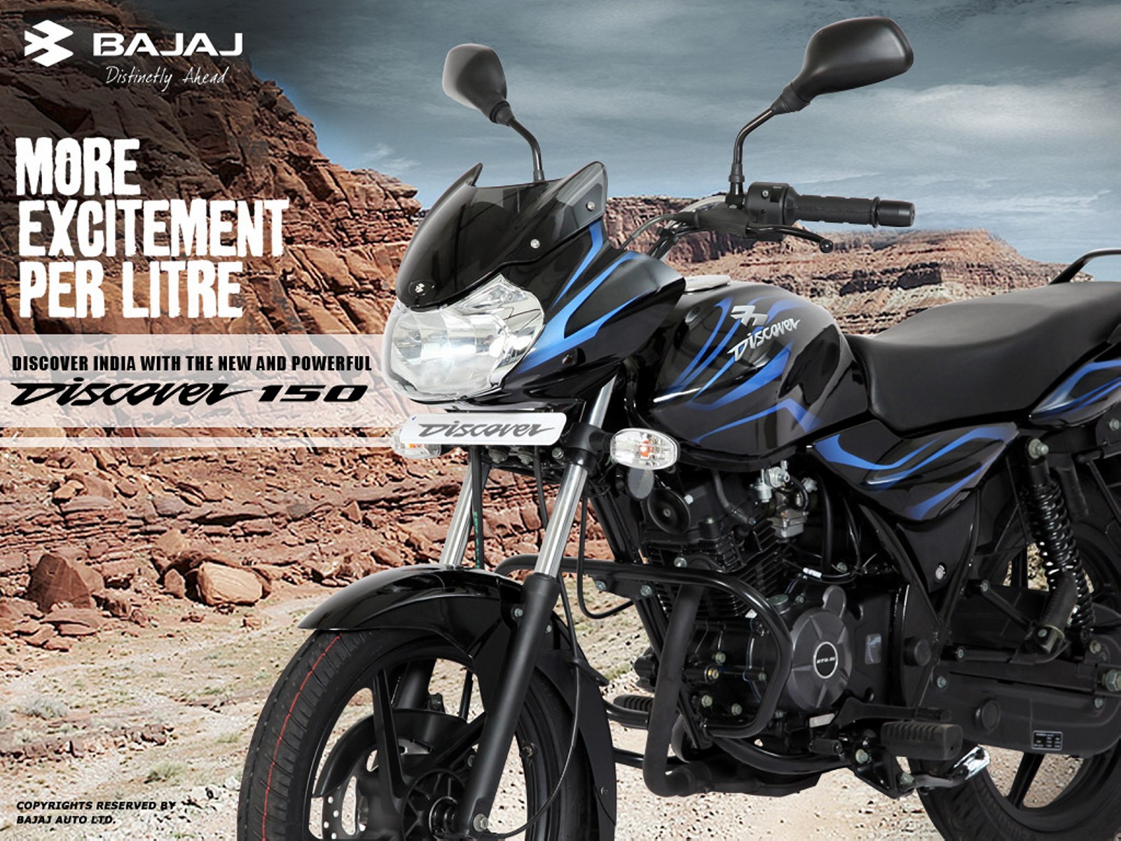Motorcycle Pictures: Bajaj Discover DTS-i 150