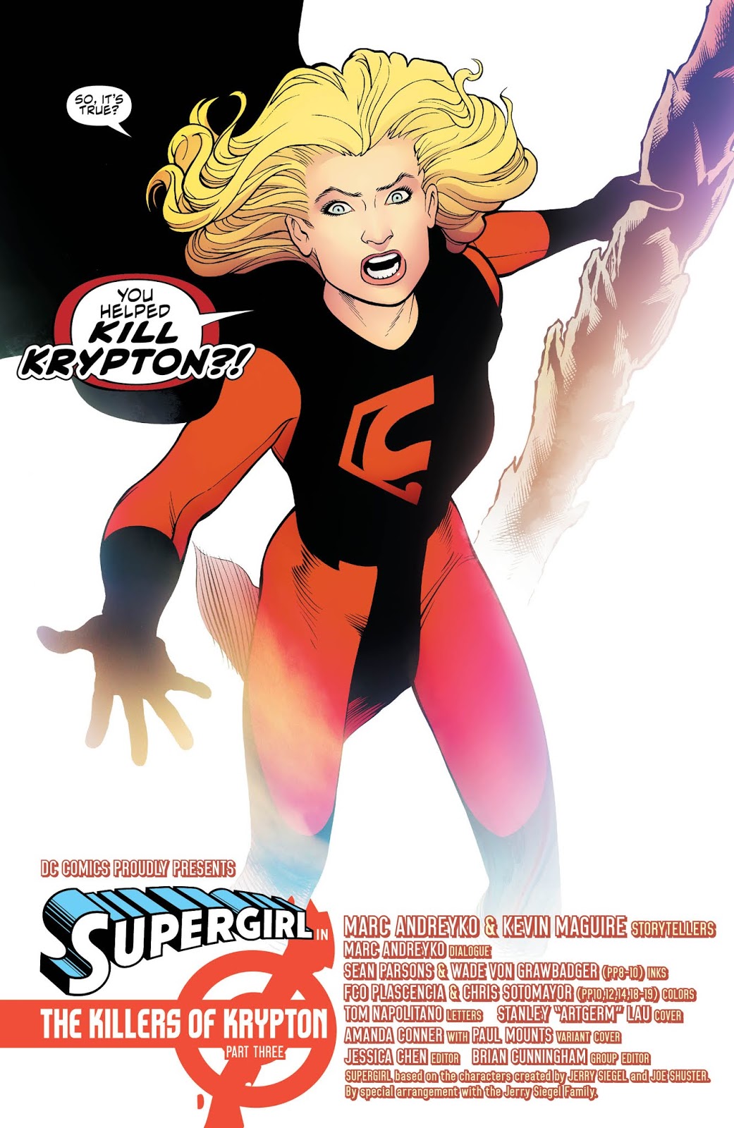 Weird Science Dc Comics Preview Supergirl 23