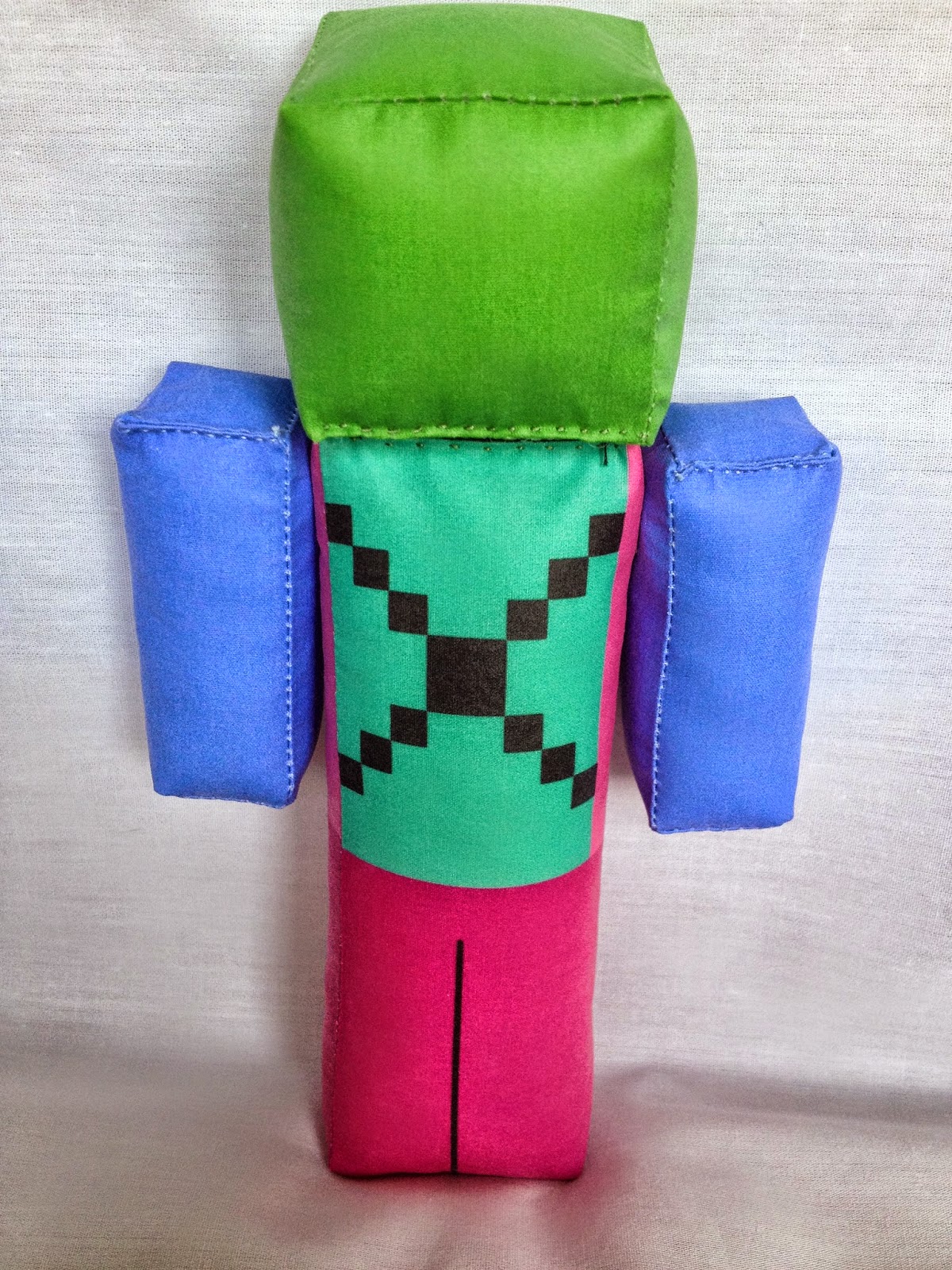 CraftingNerdy: Julian's Minecraft Custom Skin Plush Toy