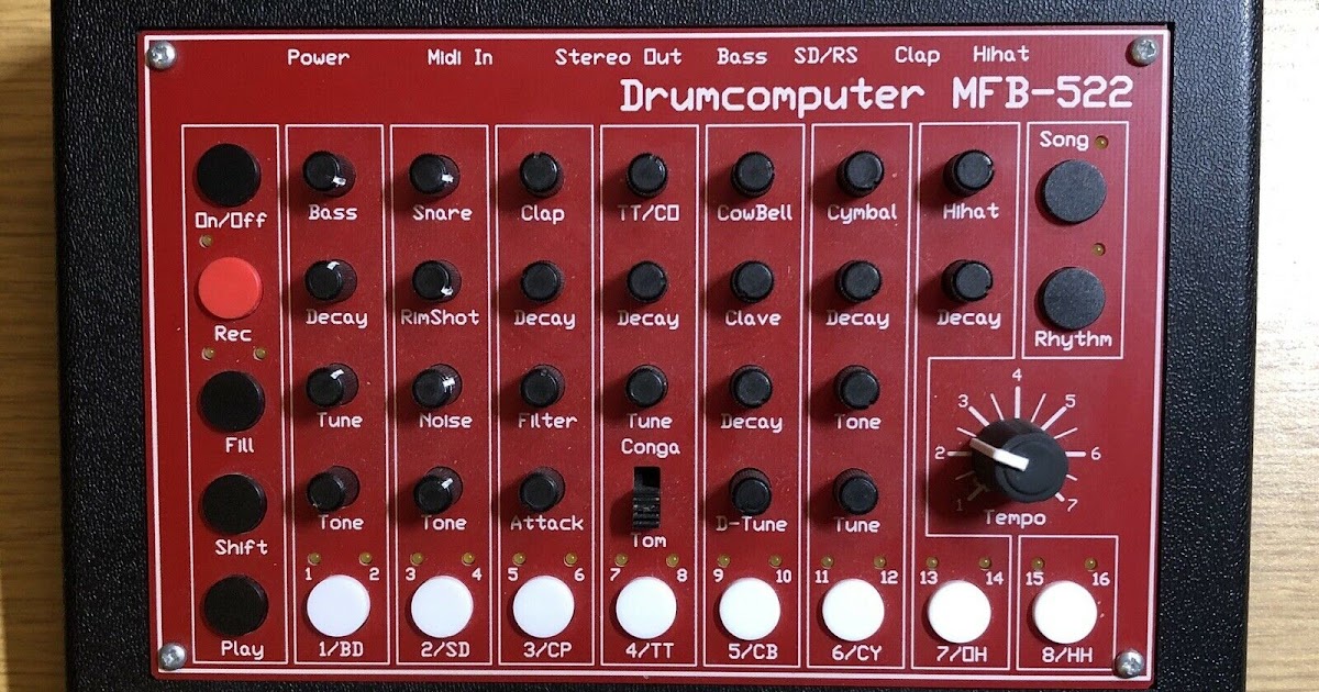 MATRIXSYNTH: MFB MFB-522 Drumcomputer SN 12533