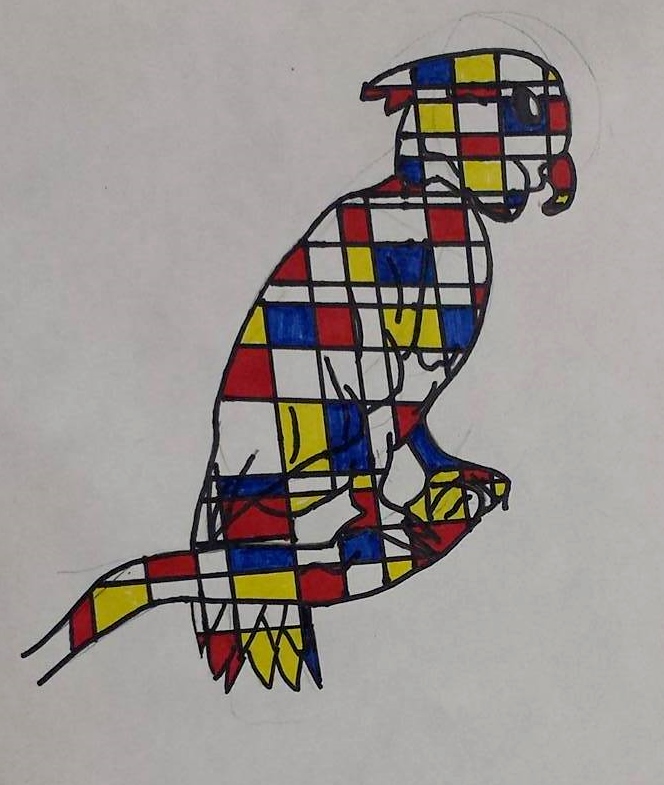 Ms. Smiljanic: An Educator's Thoughts: Grade 4 Piet Mondrian Cartoon Art