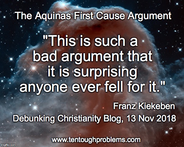 Debunking Christianity: Aquinas’s Abject Failure