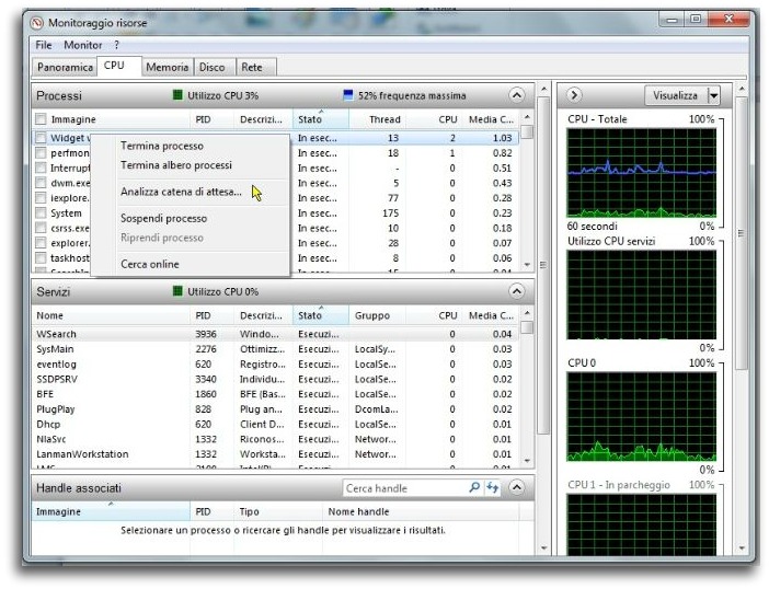 Computer e dintorni: Resmon, il super Task Manager di Windows 7