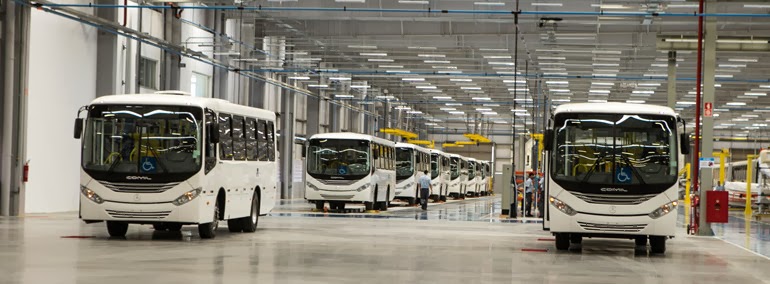 Comil inaugura fábrica de carrocerias urbanas em Lorena - Ônibus ...