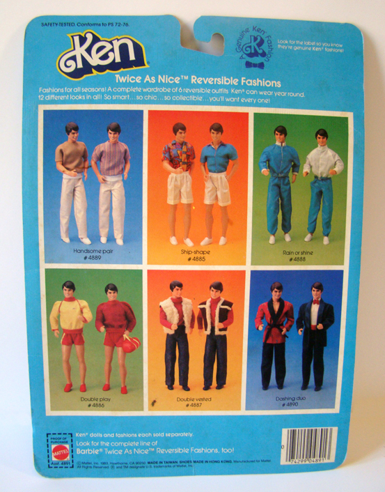 Barbies 80: Barbie Fashion #1 : Skipper and Ken Fashion from 82/83