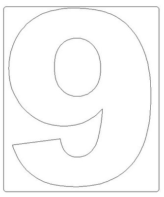 Tia da Creche: Moldes de números para atividades ou trabalhos em eva