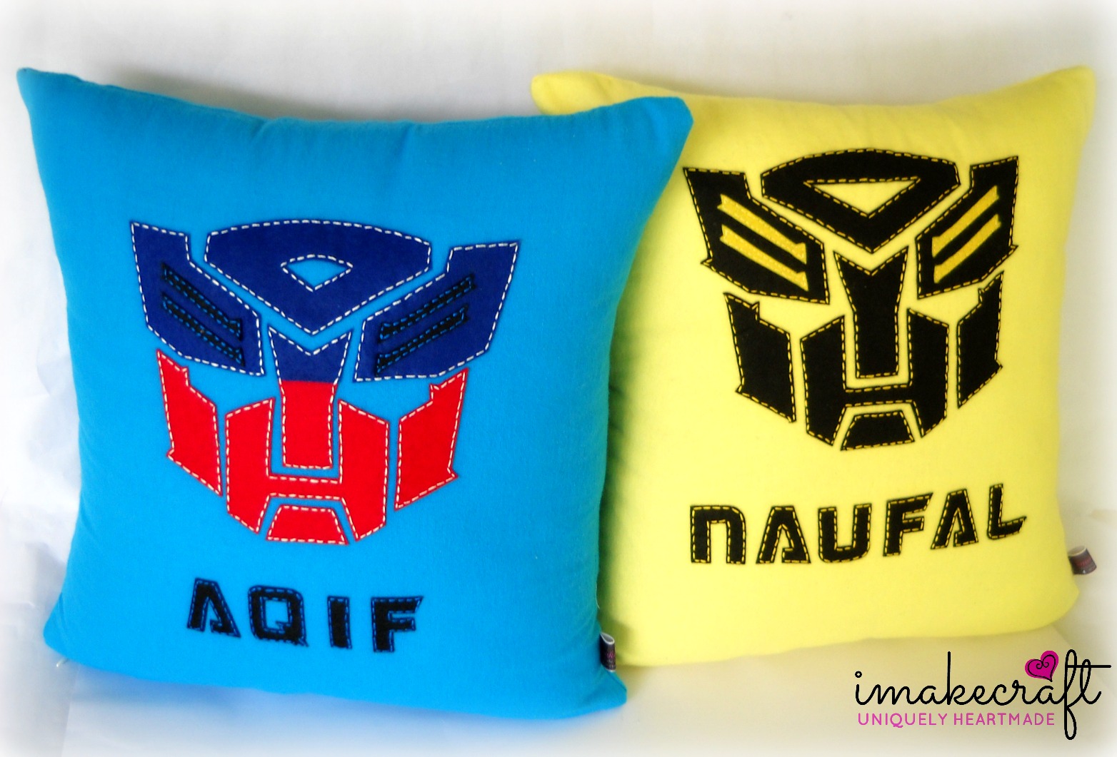imakecraft: Handmade Pillows - Transformers Theme