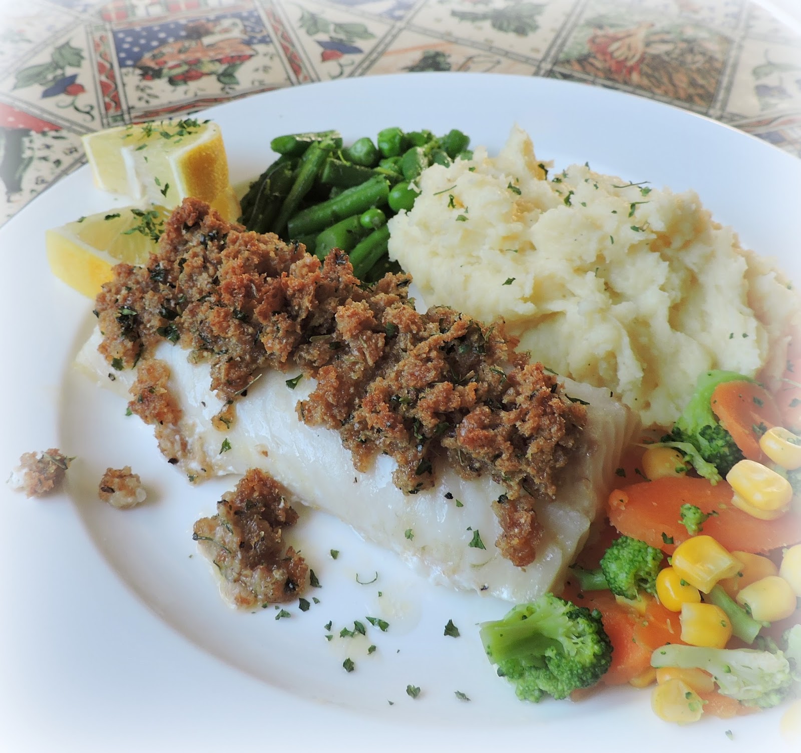 Herb Crumbed Cod Fillets | The English Kitchen