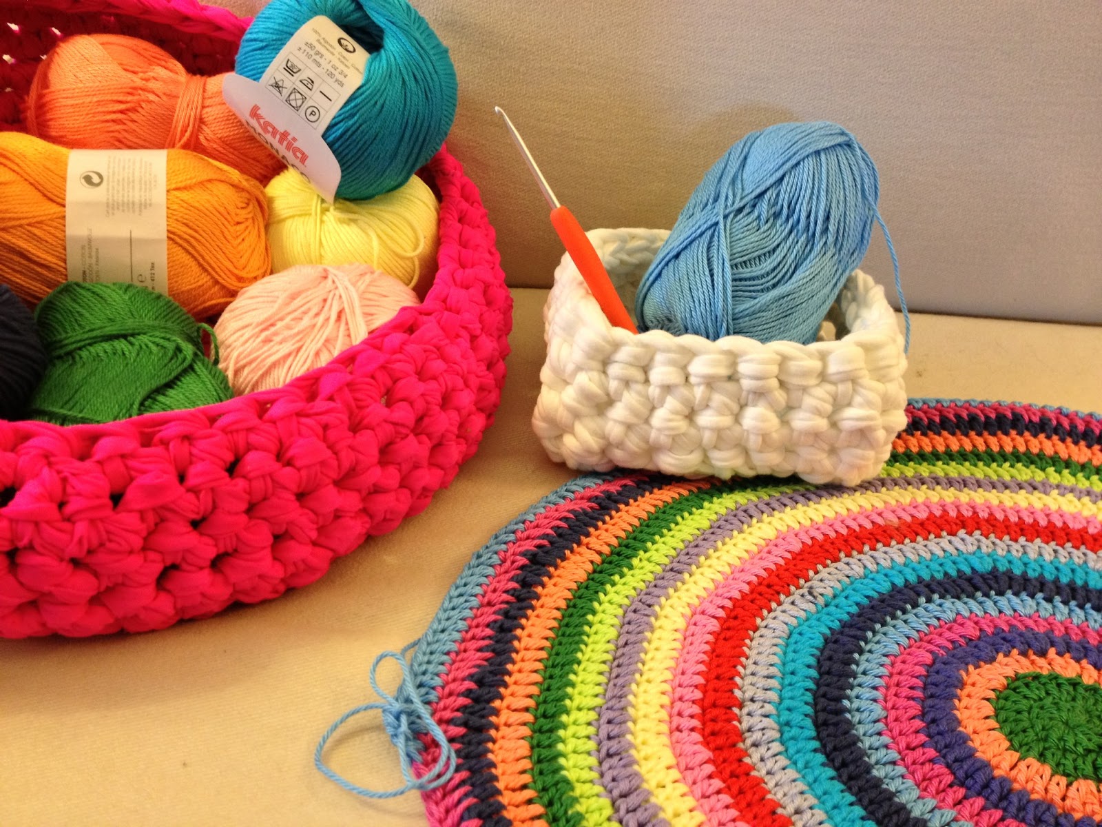 MAITHECHU PATCH: Con trapillo y crochet