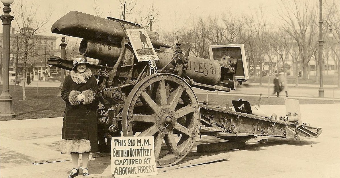 Colfax Avenue: 210mm German Howitzer in Civic Center Park