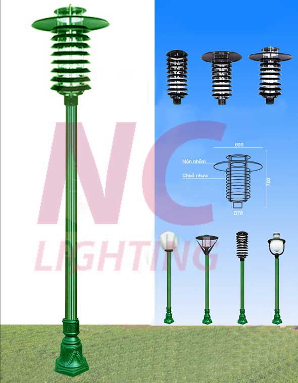 Cột đèn sân vườn và cách lựa chọn tốt nhất - Cột đèn sân vườn NC LIGHITING