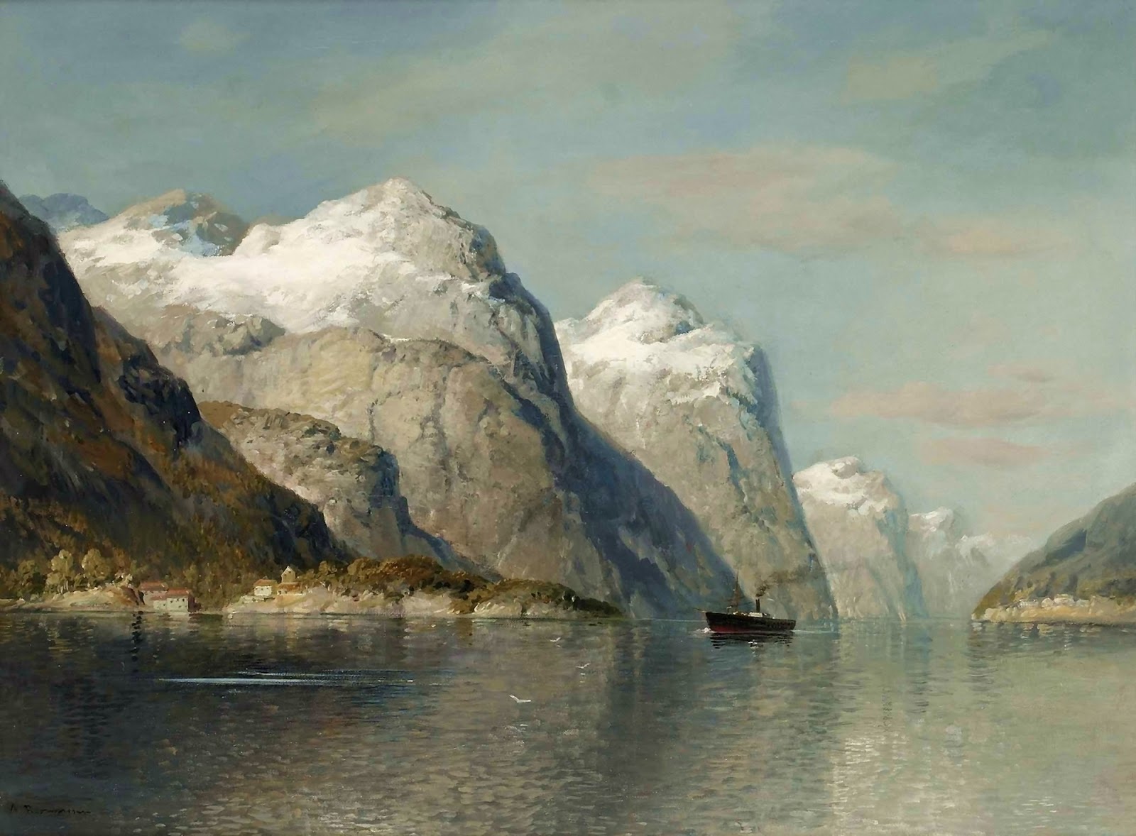 Georg Anton Rasmussen | Seascape painter | Tutt'Art@ | Pittura ...