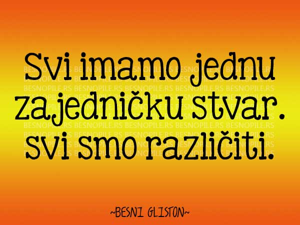 Jelena's Choice : Budite uvek ono sto jeste! ☺