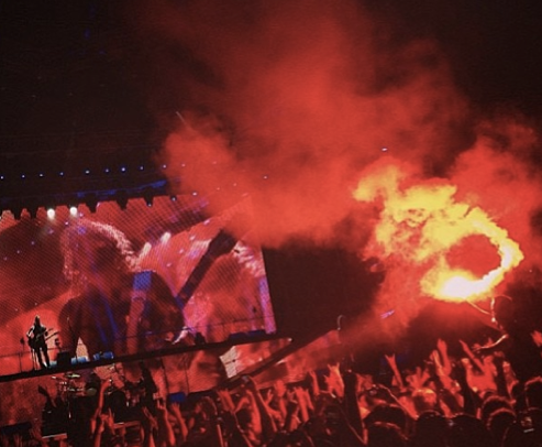 Horns Up Rocks: A heartless concert goer “seriously burned and ...