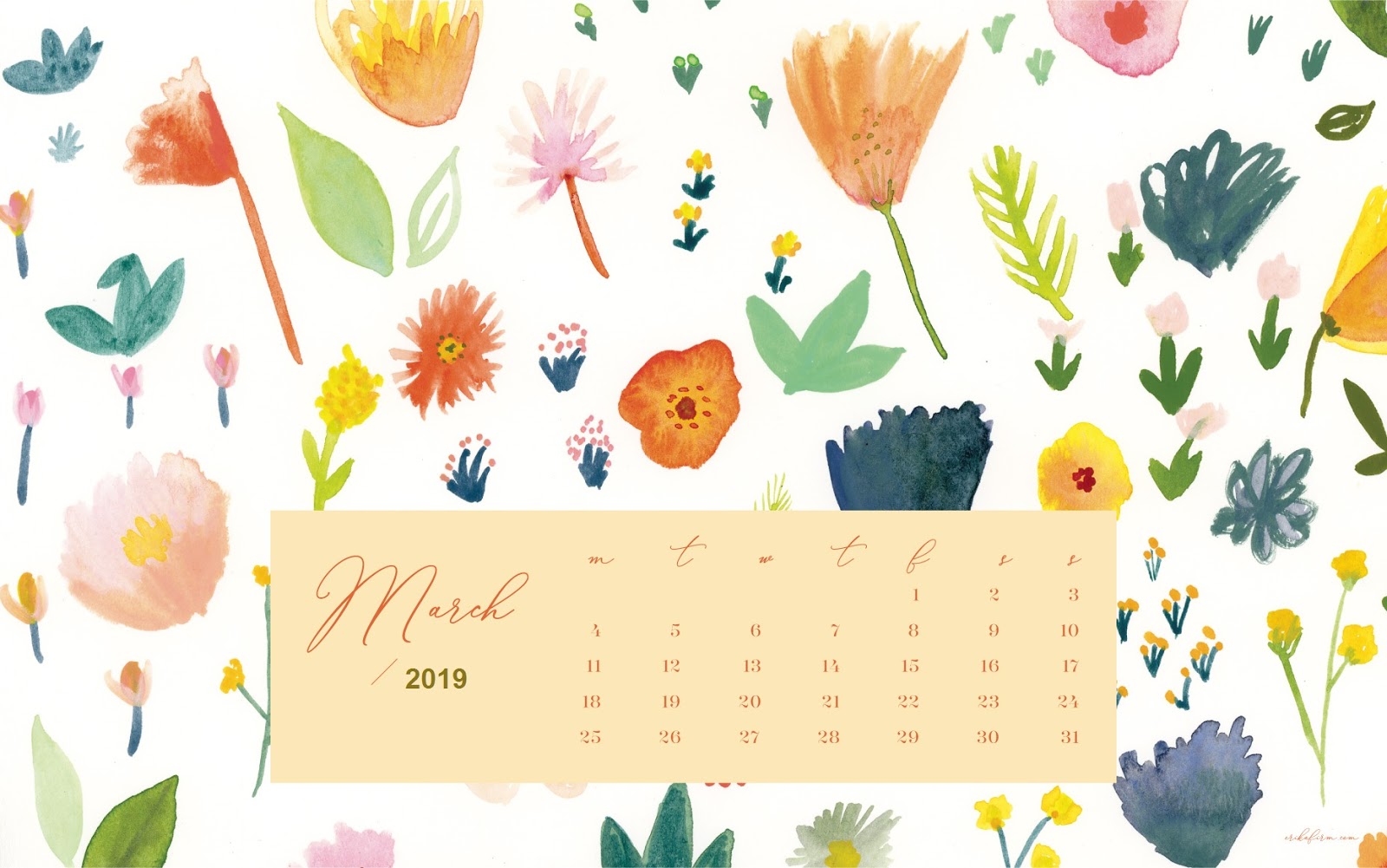 SCRAP & my favourite things: Fondos de pantalla para marzo