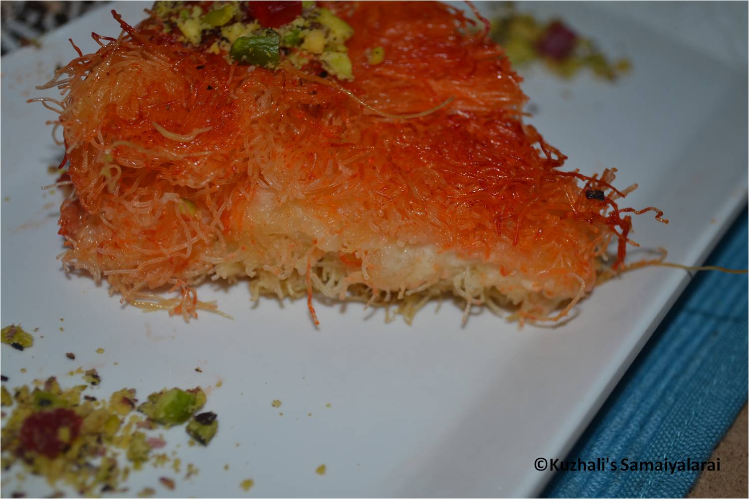 KUZHALI'S SAMAIYALARAI: KUNAFA/KUNAFEH(A POPULAR MIDDLE EASTERN DESSERT)