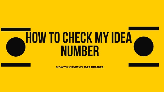How to know my idea number