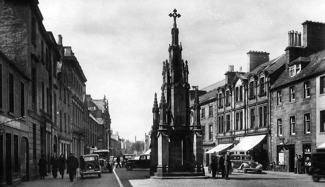 Tour Scotland: Old Photographs High Street Forres Scotland