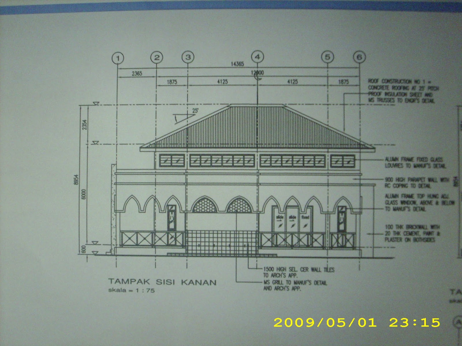 SURAU AL-MAWADDAH PU 5, TAMAN PUCHONG UTAMA: PELAN ASAL SURAU
