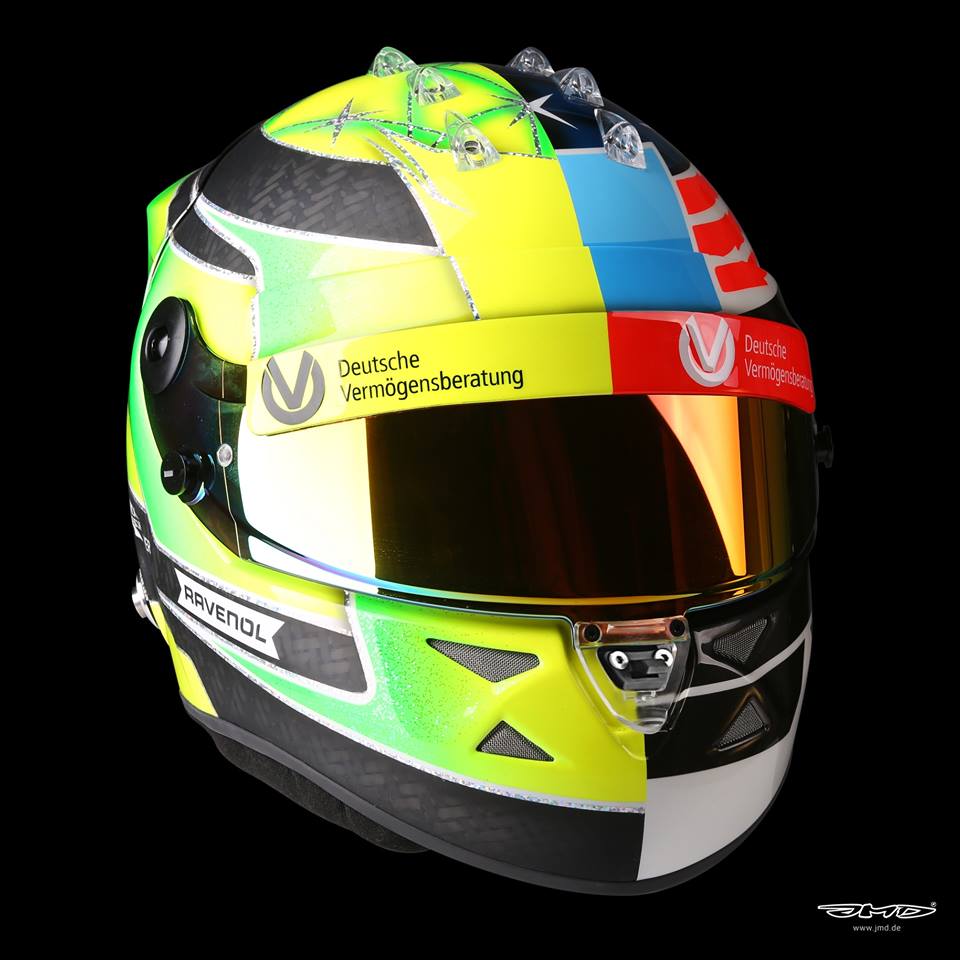 Racing Helmets Garage: Schuberth SF1 Mick Schumacher SPA 2017 by Jens ...