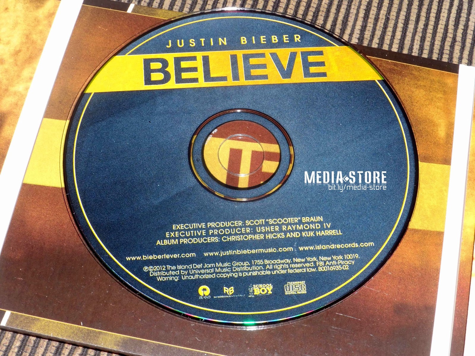 Media Store's Stuff: CD Justin Bieber - Believe (Deluxe Edition ...