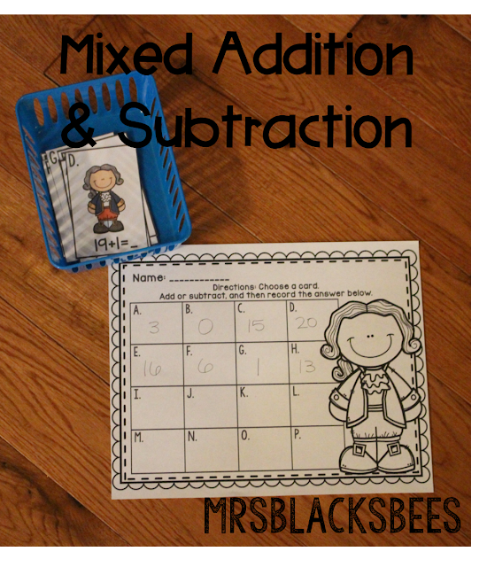 Presidents' Day Math Stations | Mrs. Black's Bees