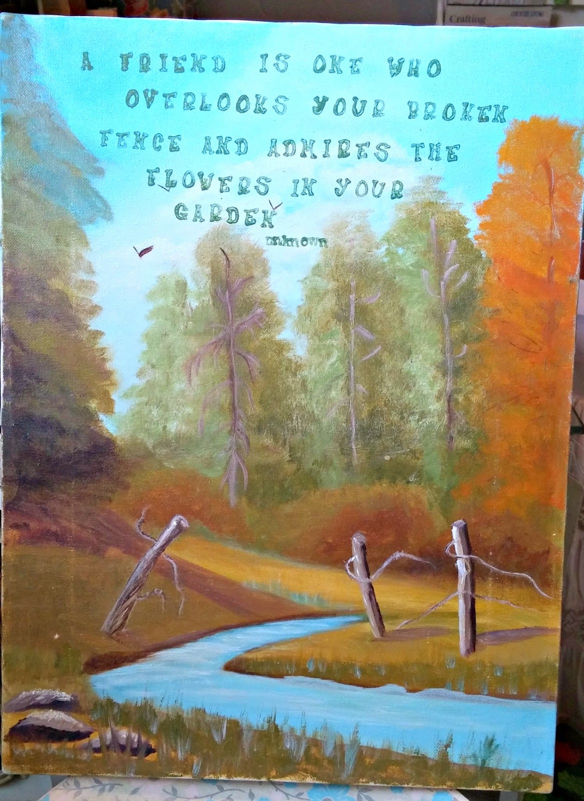 Trash to Treasure - Upcycled Thrift Shop Paintings - Little Vintage Cottage