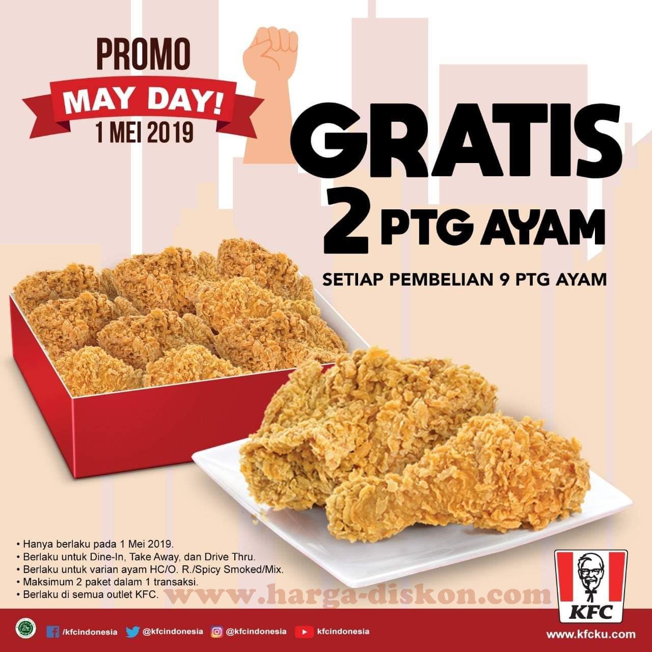 Promo KFC Terbaru Promo Mayday