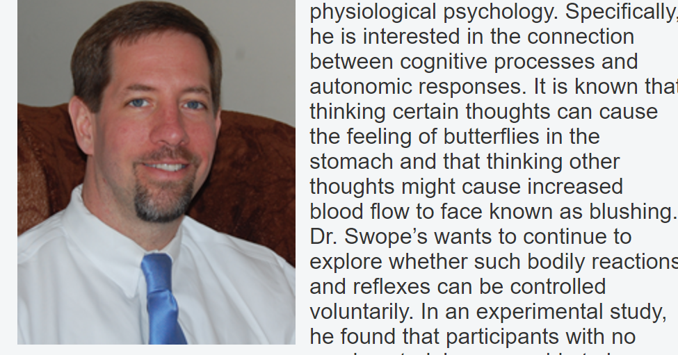 Teaching High School Psychology: The Amazing Dr. Joseph Swope and His ...