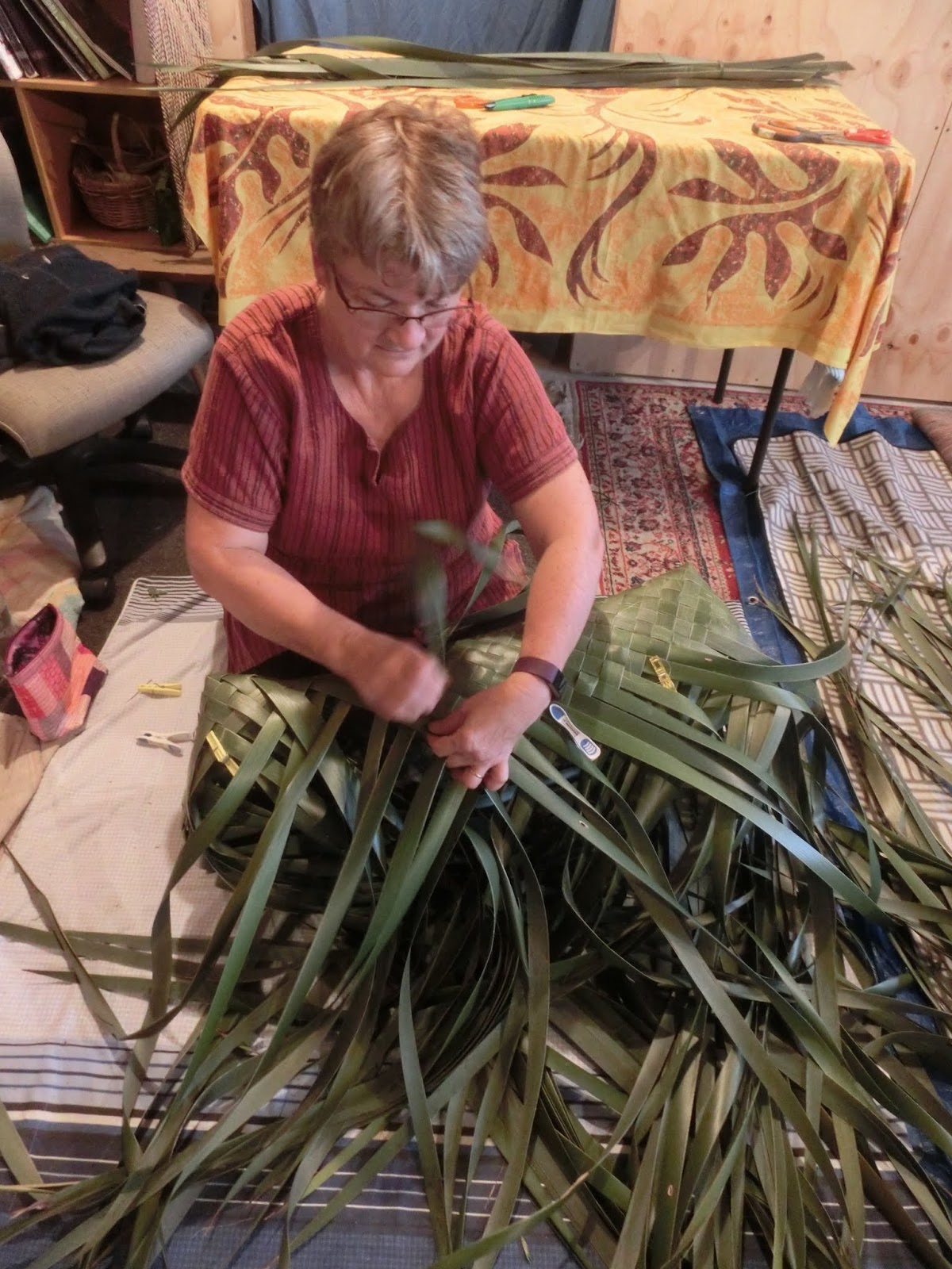 Textiles on the Edge... (of the Planet): Learning to weave with ...