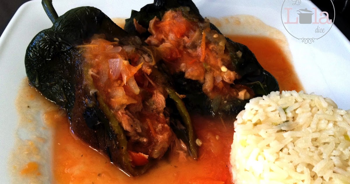 Chiles Rellenos, de atún o vegetarianos | La Lola Dice