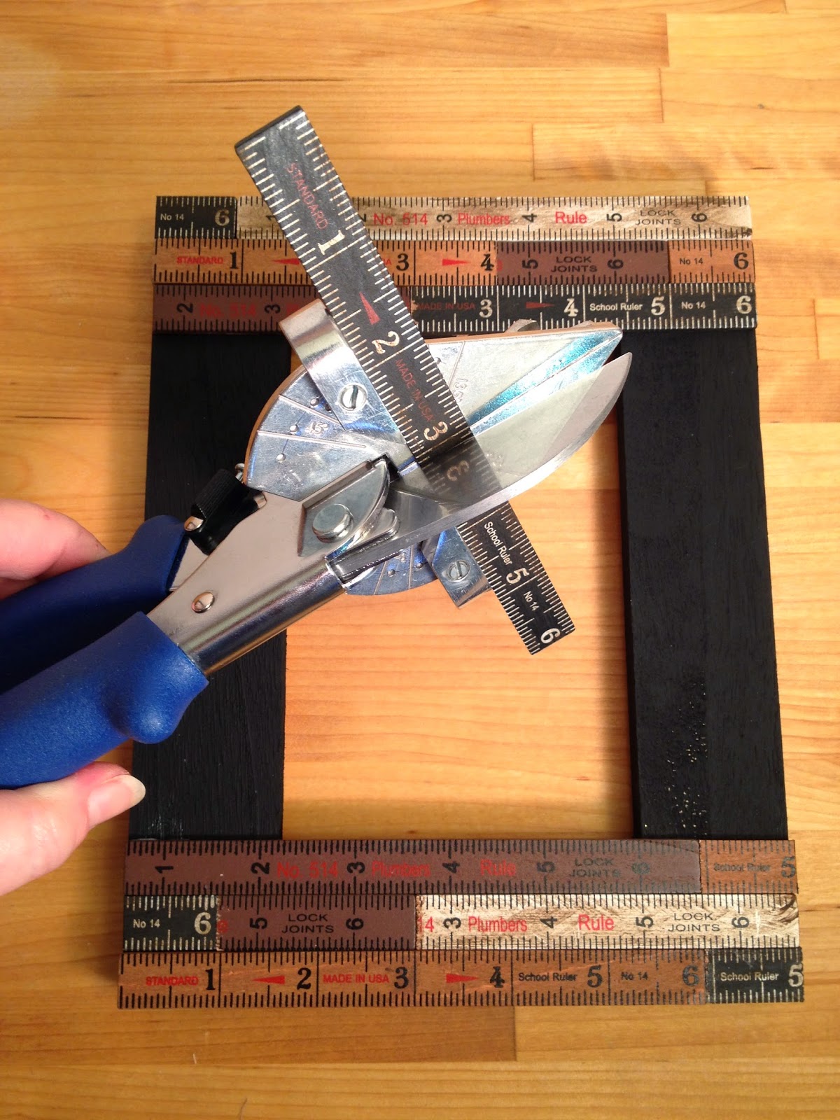 Beth Watson Design Studio: Vintage Ruler Frame Tutorial