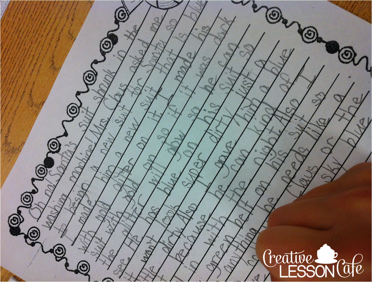 Creative Lesson Cafe: Santa's Stylish New Suit! December Holiday ...