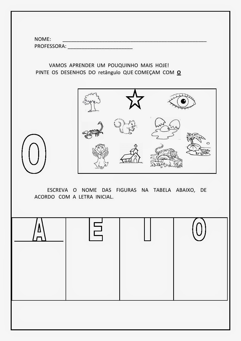 SORRIR E LECIONAR CARMENLANDIA: VOGAL - O