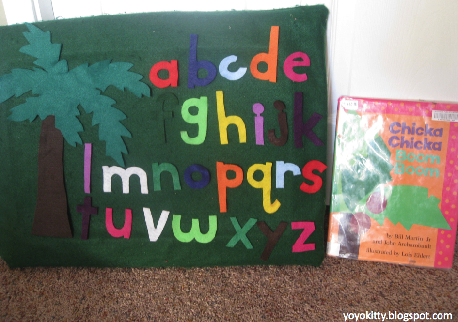 Yo Yo Kitty: Felt Board: Chicka Chicka Boom Boom