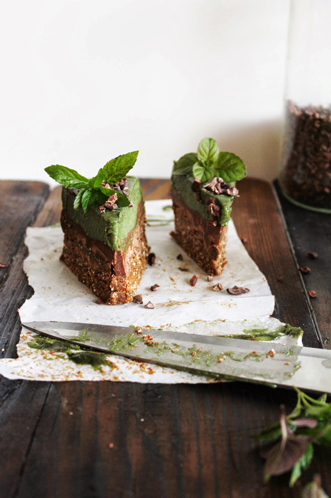 This Rawsome Vegan Life: MINTY GREEN CHOCOLATE CREAM BARS + A LITTLE ...