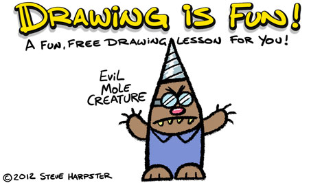 Harptoons: Evil Mole Creature