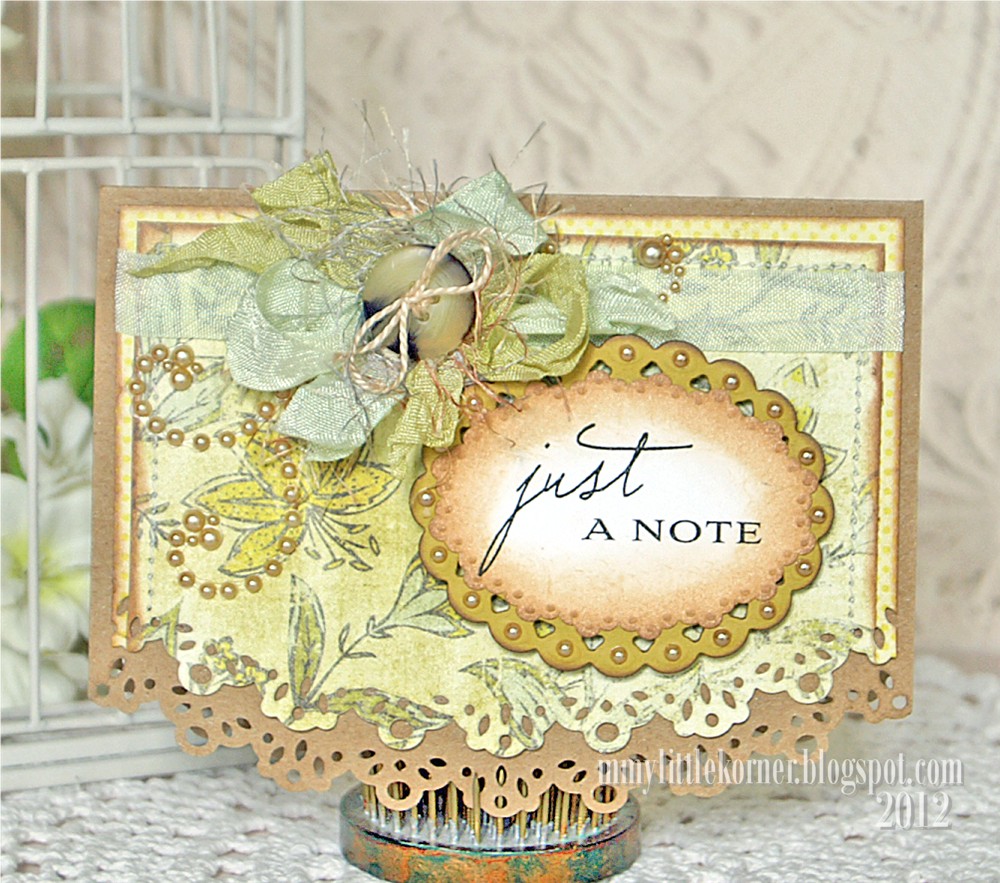 In My Little Korner: Just a Note...