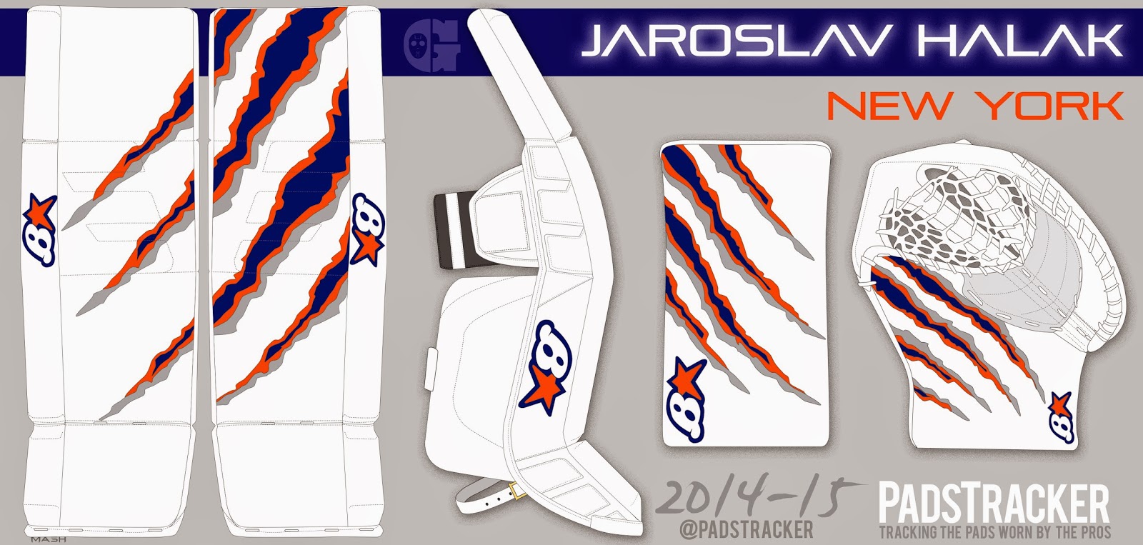 I Love Goalies!: Jaroslav Halak 2014-15 Mask