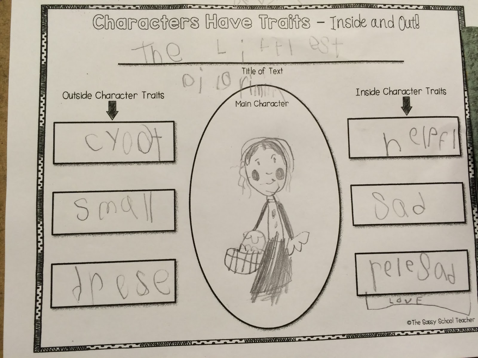 The Sassy School Teacher: Character Traits FREEBIE
