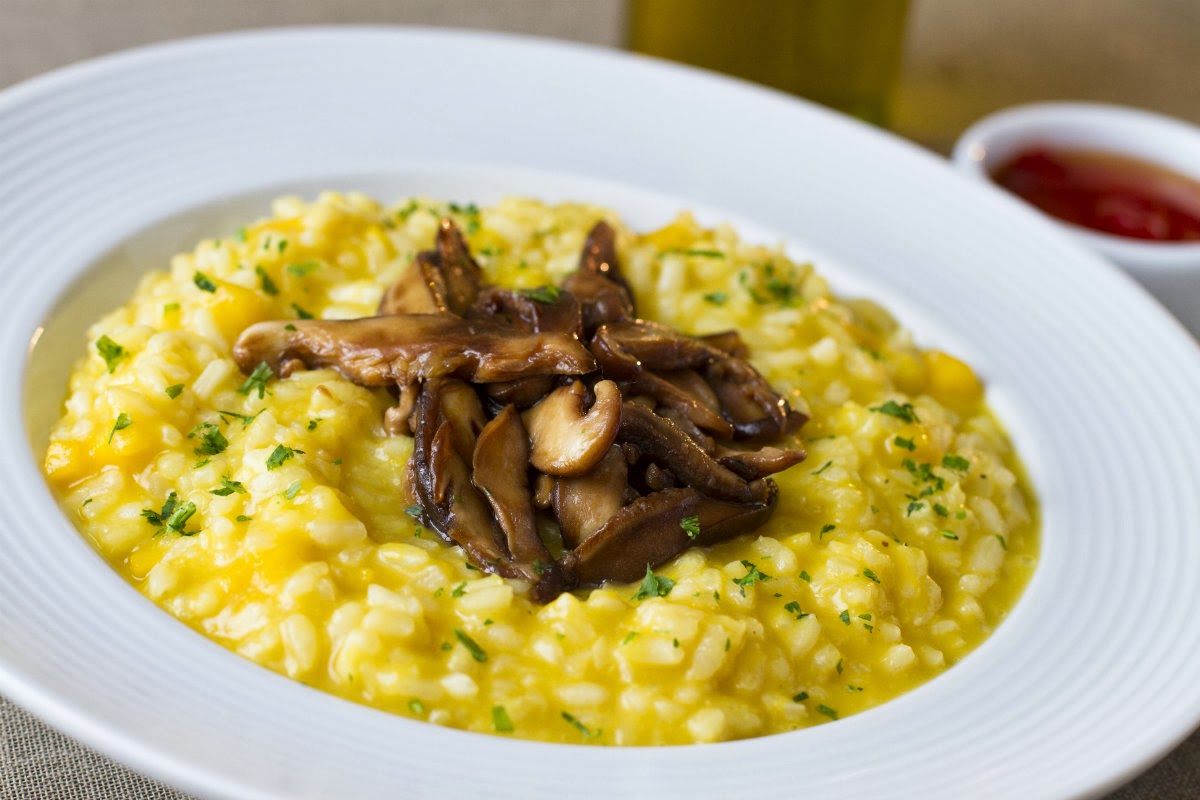 Tempero da Vida: Risoto de manga com shitake