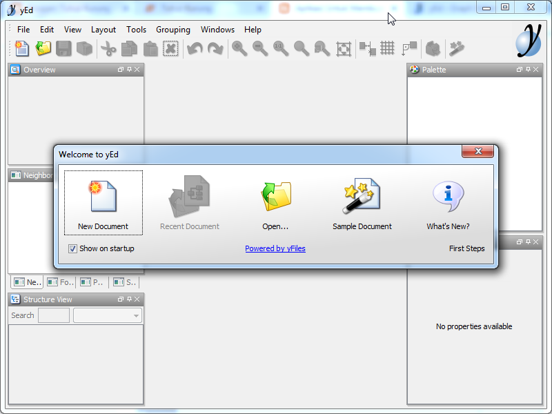 Membuat Flowchart, DFD dan ERD dengan Software Gratis yEd Graph Editor
