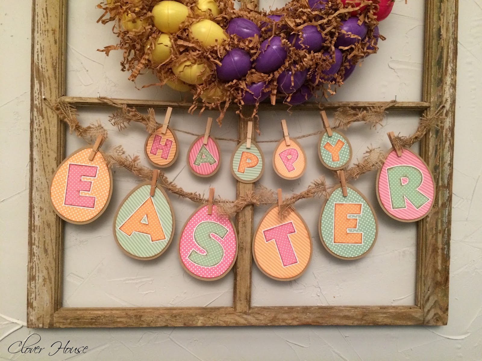 Clover House: Happy Easter Banner
