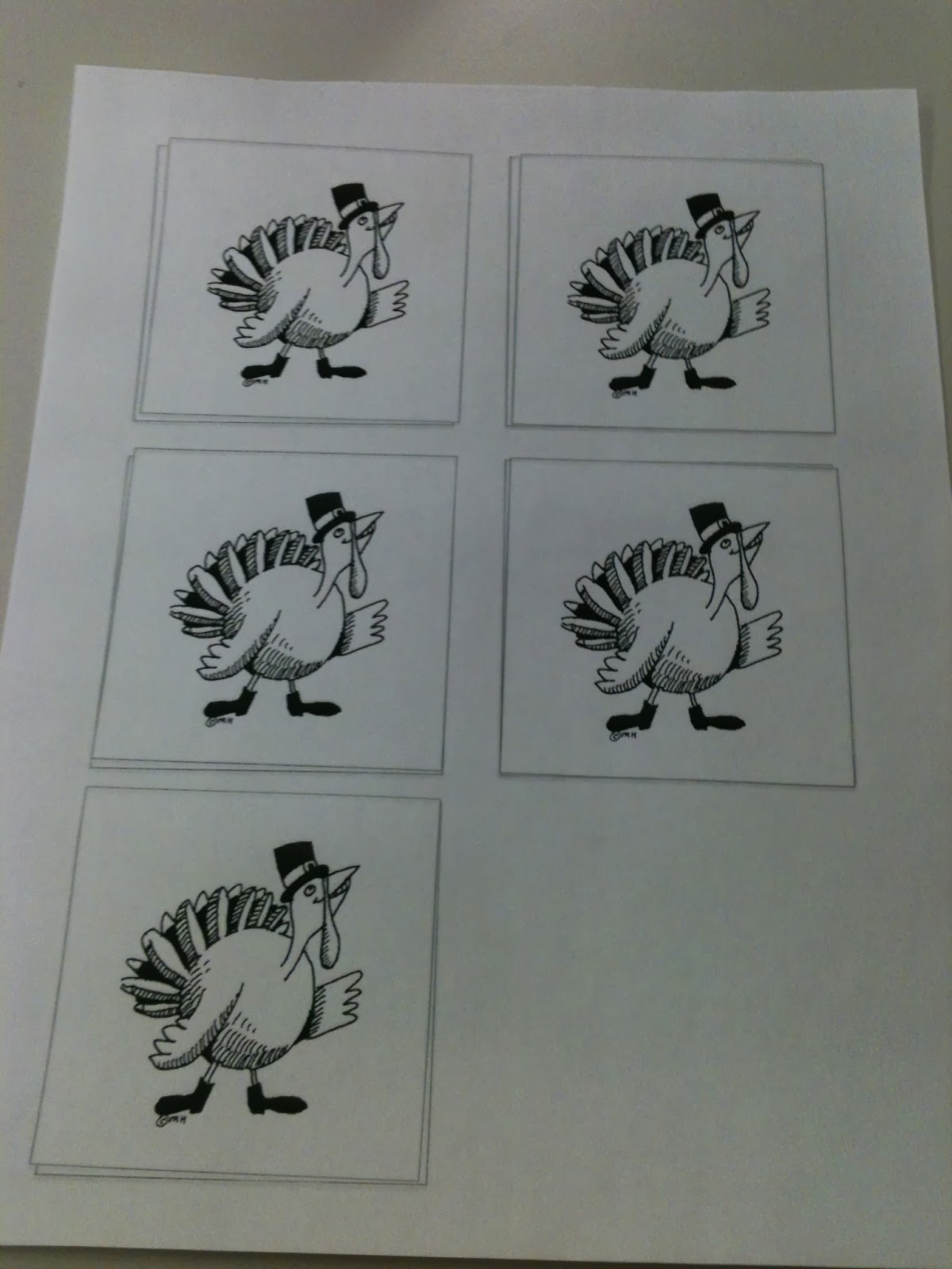 Turkeys on a Farm, or Road, or Meadow, or Thanksgiving Table