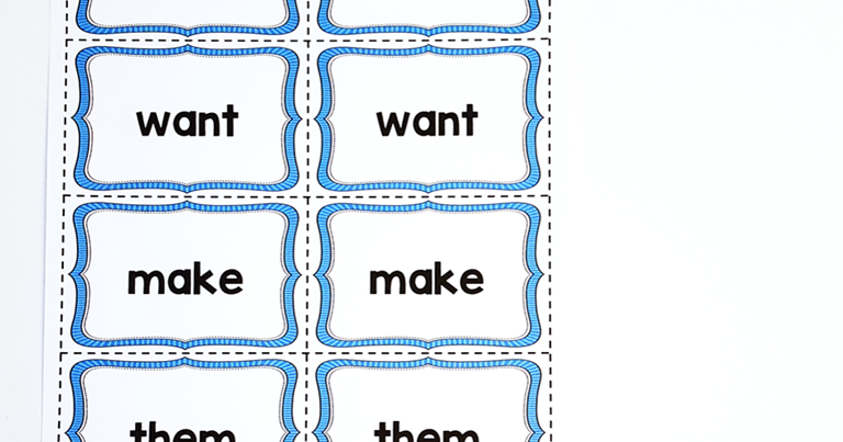 Free Editable Sight Word Cards | Sara J Creations