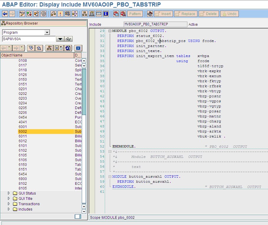 My Experiments with SAP: Adding custom tab to the transaction vf01/vf02 ...