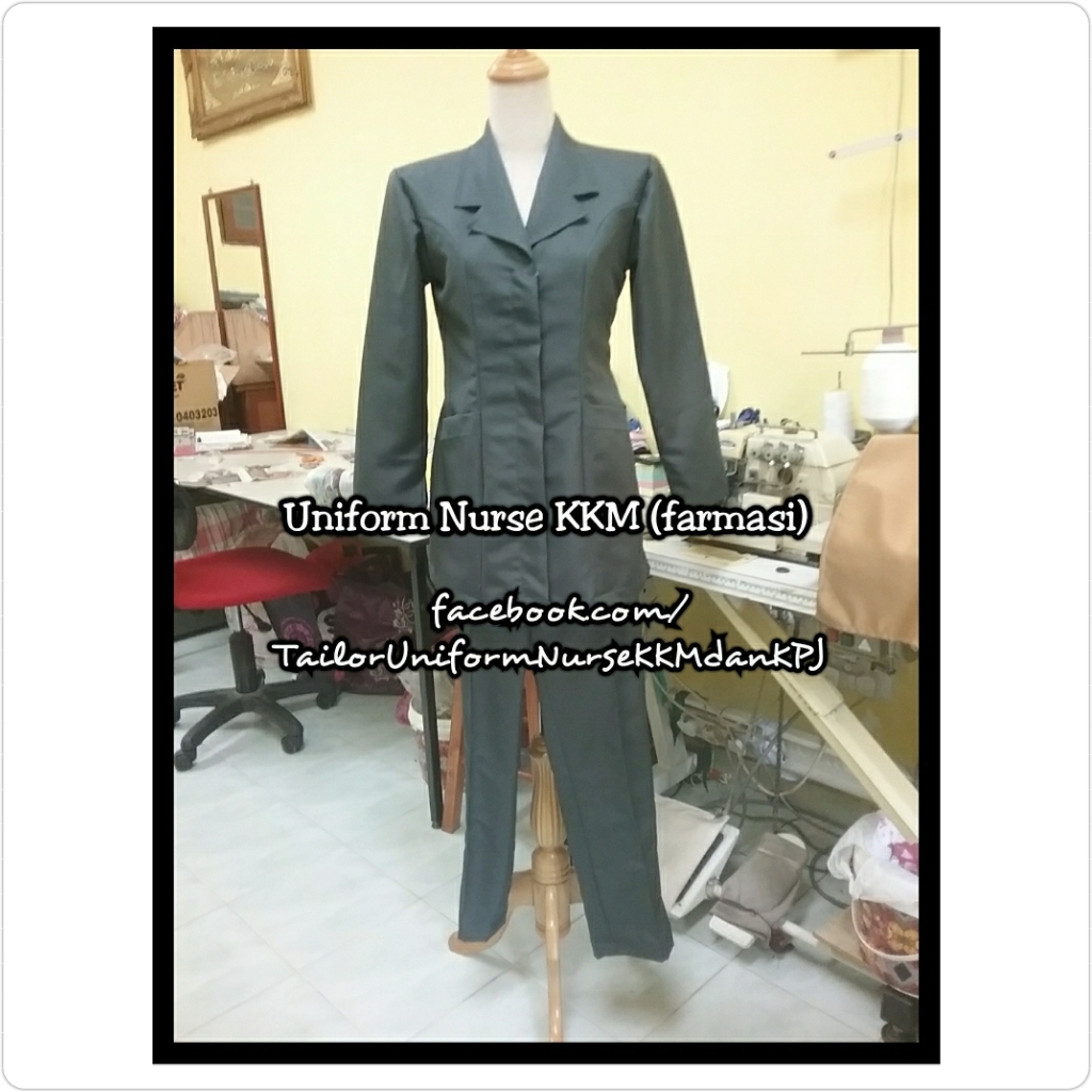 Kedai Jahit Normie: Uniform Nurse KKM ( farmasi )