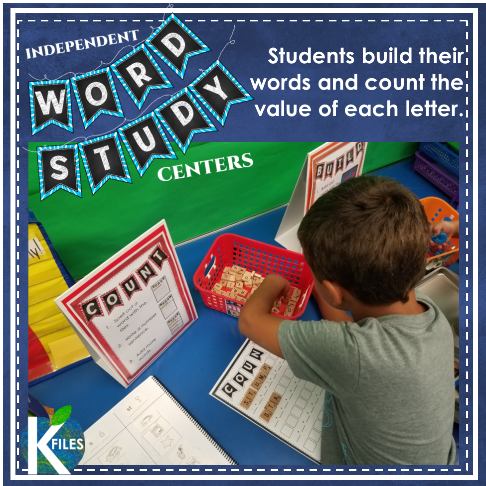 The K Files: Independent Word Study Centers